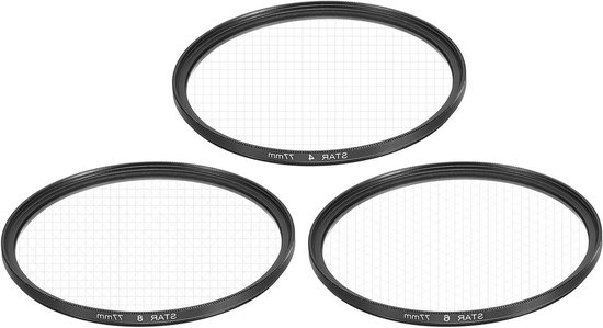 Lensfilterset met 77mm sterfilter en Starburst filters voor ...