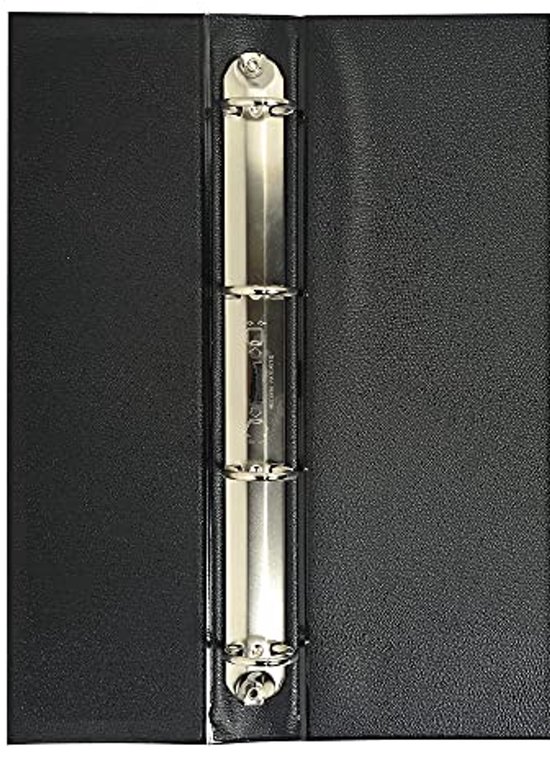 Welded PVC Ring Binder A3 with 4 Round Rings - 30 mm Diameter - Black ...