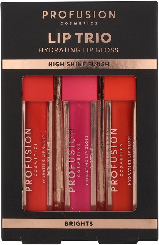 Profusion Cosmetics Lip Gloss Trio Set | bol