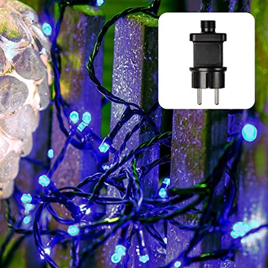 LED lichtsnoer blauw met 80 LEDs - 7,9 m voor binnen en buiten | bol