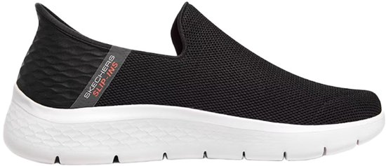 SKECHERS GO WALK FLEX HANDS FREE SNEAKERS ZWART/GRIJS 216491-BKGY HEREN ...