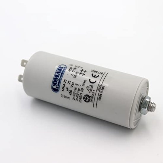 Universele Condensator 25 uF voor Elektrische Apparaten - 450 V | bol