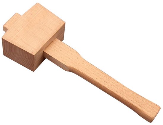 1 Piece Beech Wood Hammer - Professionele Hamer - Houtbewerking ...