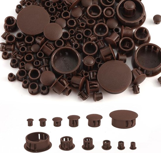 Allecto plus - Plastic Gat Pluggen Set voor Kasten en Meubels (155 ...