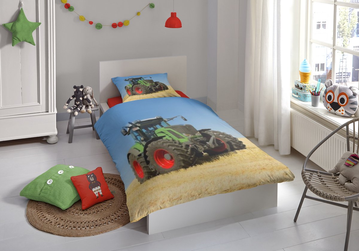 Good Morning Tractor Dekbedovertrek - Eenpersoons - 140x200/220 cm ...