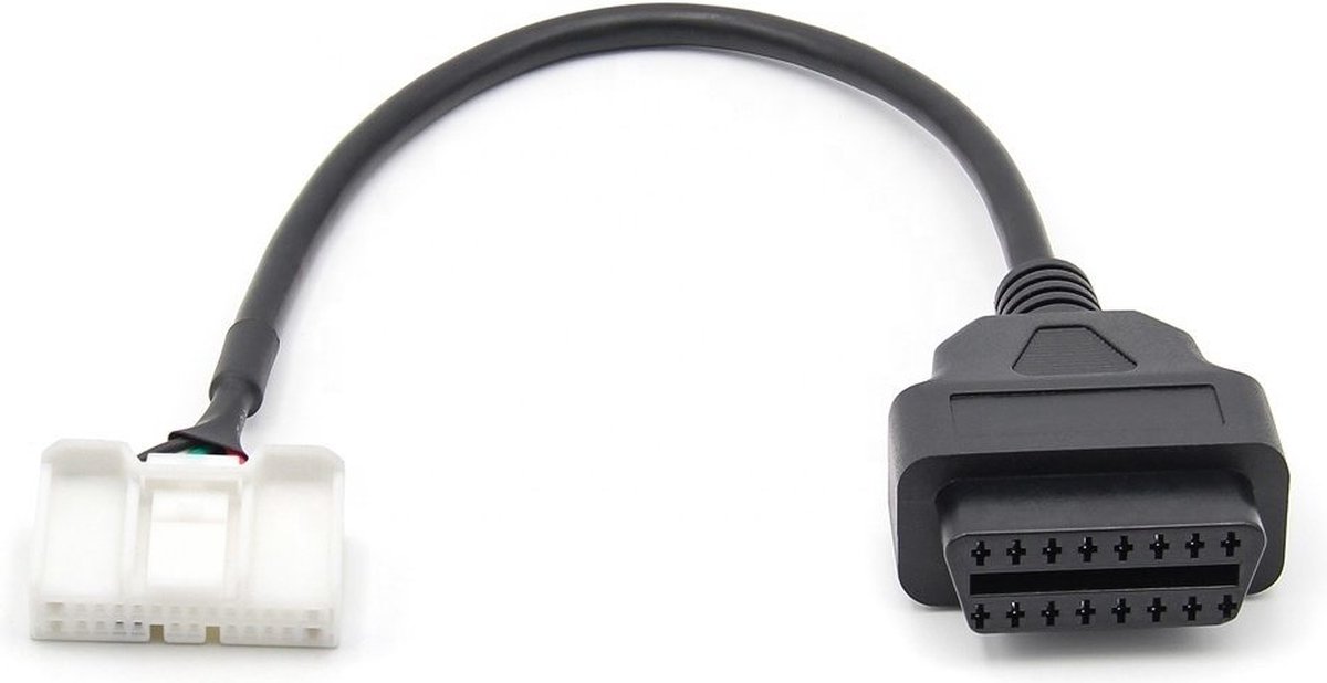 Tesla 26 Pins OBD - 16 Pins OBD2 Verloopkabel Personenauto | bol