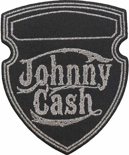 Johnny Cash Patch Metallic Shield | bol