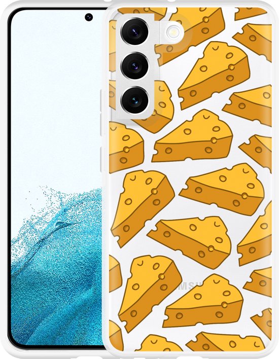 Cazy Hoesje geschikt voor Samsung Galaxy S22 - Cheesy | bol