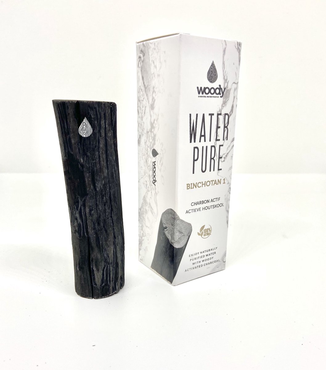 Woody water pure Actieve Houtskool Waterfilter Drinkwater | bol.com