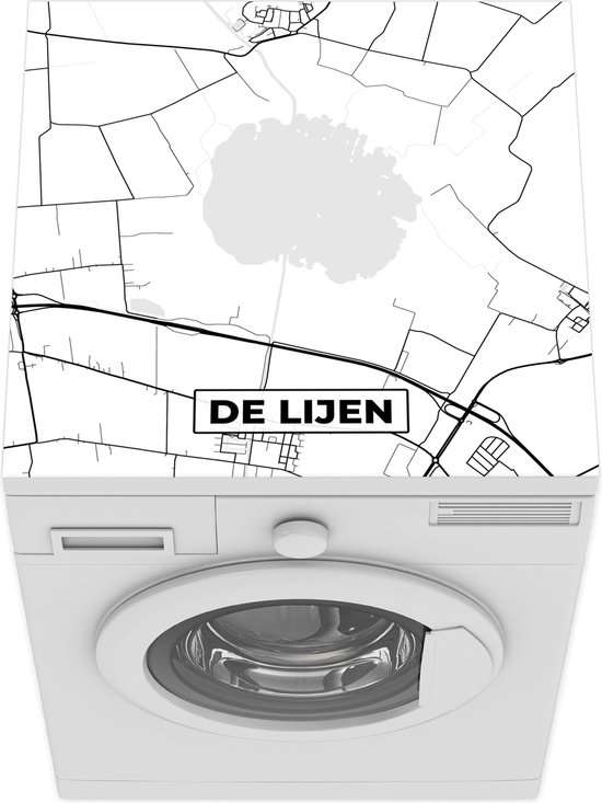 Wasmachine beschermer - Wasmachine mat - Kaart - De Lijen - Plattegrond ...