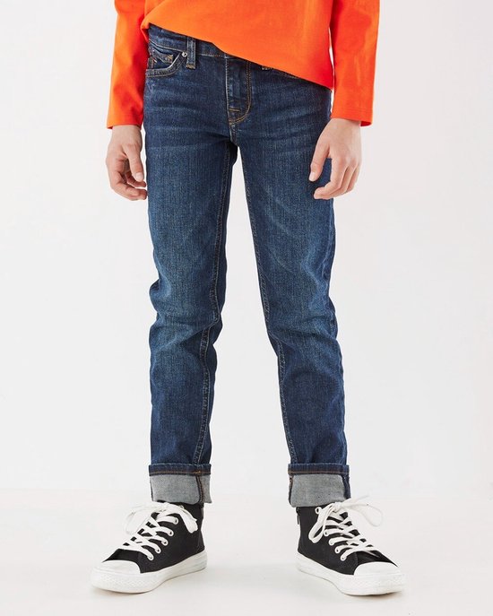 Mexx Jess Slim Fit Denim - Jongens Kleding - Donker Blauw - Maat 134 | bol