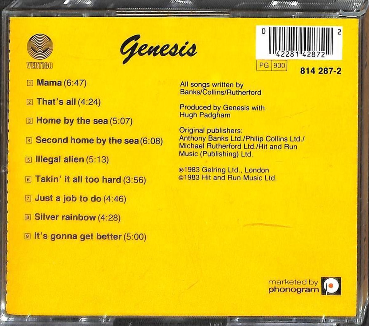 Genesis, Genesis | CD (album) | Muziek | bol.com