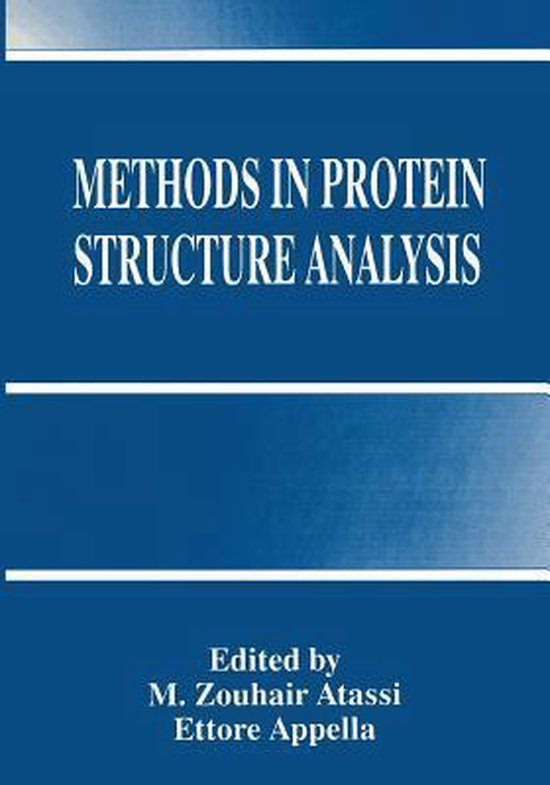 Methods in Protein Structure Analysis | 9781489910332 | Boeken | bol.com