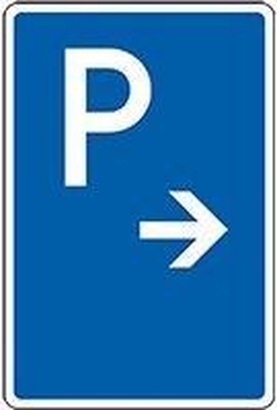 Parkeerbord met pijl | bol