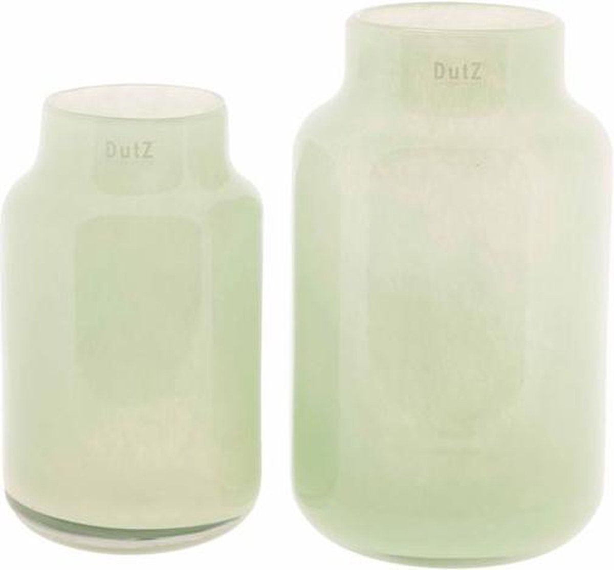 Dutz - design vaas Nova Menthol - glas- mondgeblazen - h 30 cm | bol
