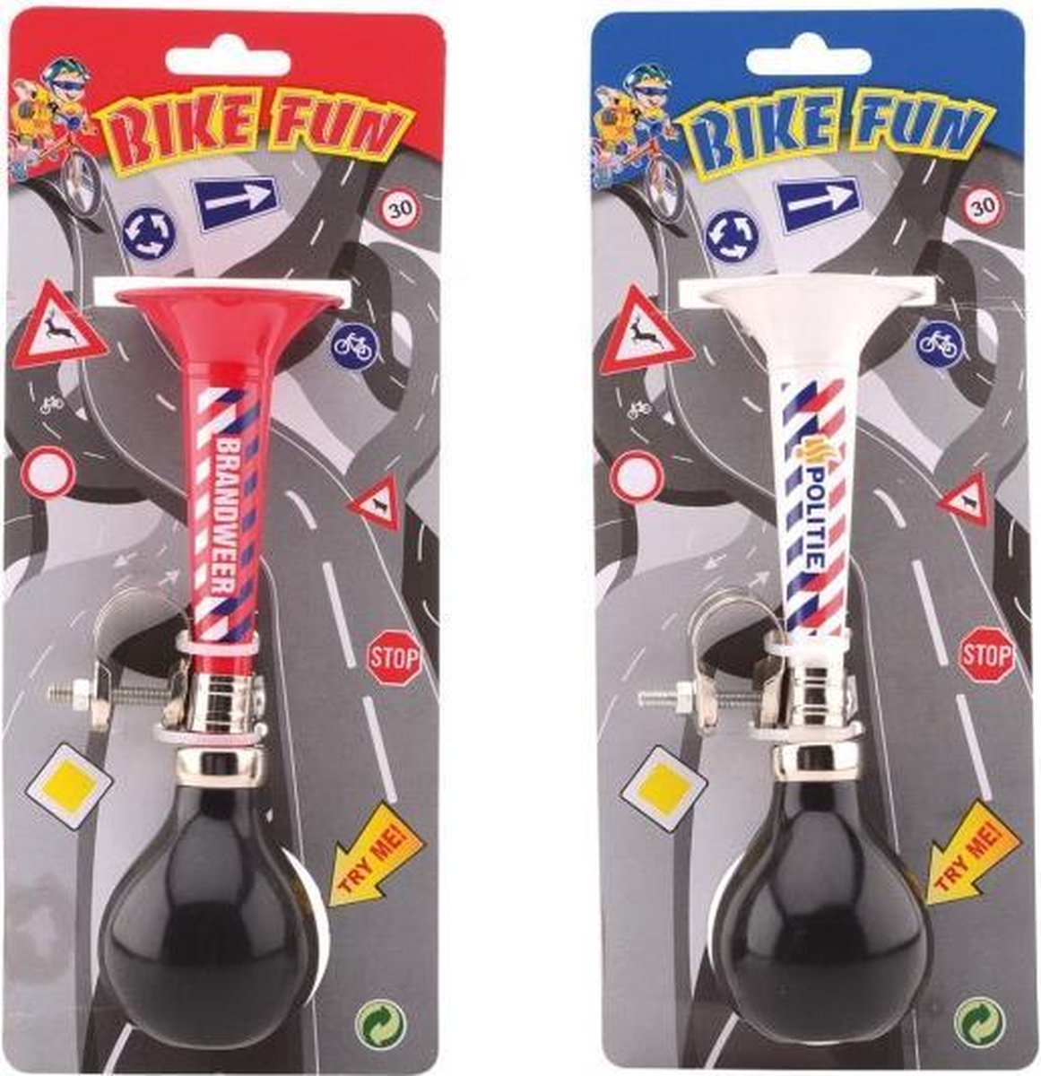 Fietstoeter Bikefun Metaal Brandweer / Politie | bol.com