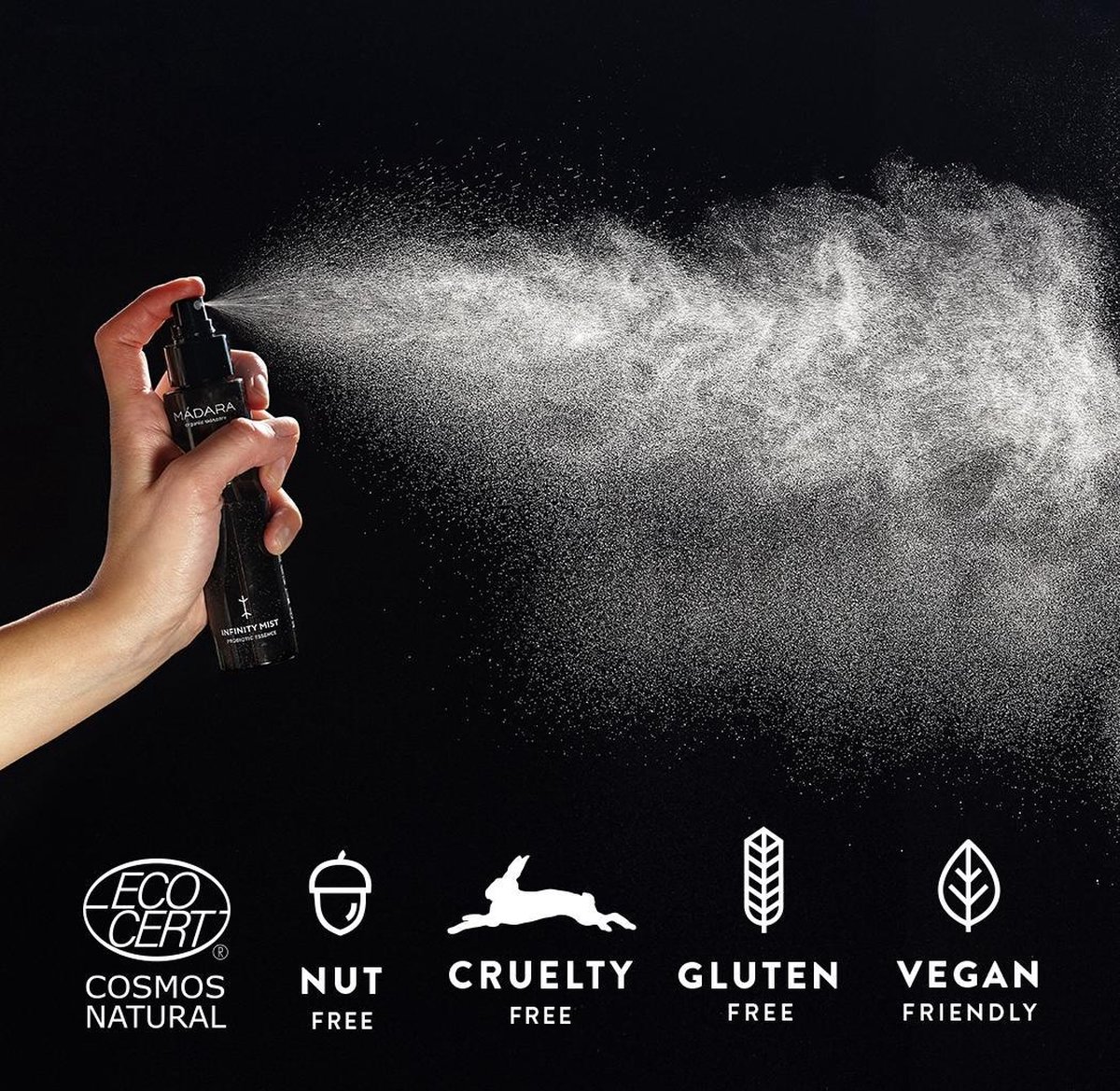 MÁDARA INFINITY Mist Probiotic essence 100 ml - Hyaluronzuur | bol.com