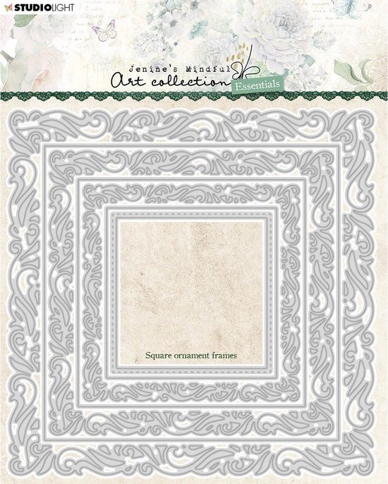 Studio Light Essentials cutting die Square ornament frames | bol.com