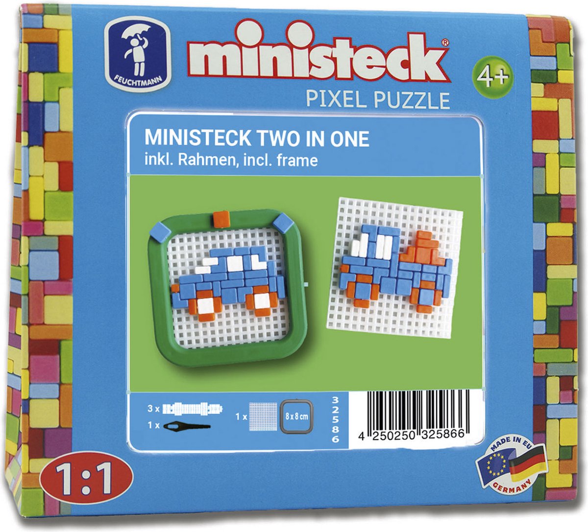 Ministeck Mini Frames 2in1 - Assorti - Small Box - 130pcs | bol.com