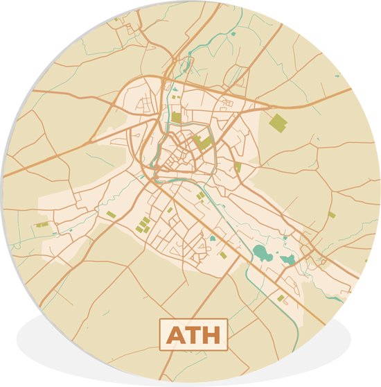 Wall Circle - Wall Circle Indoor - Carte - België - Ath - City Map ...