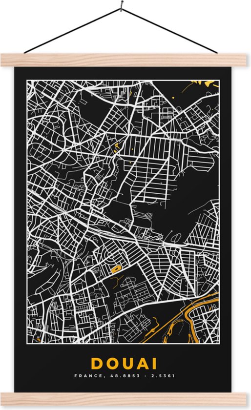 Porte-affiche avec affiche - Affiche scolaire - France - Douai - Plan ...