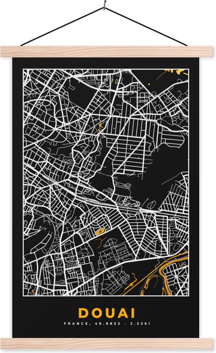 Porte-affiche avec affiche - Affiche scolaire - France - Douai - Plan ...