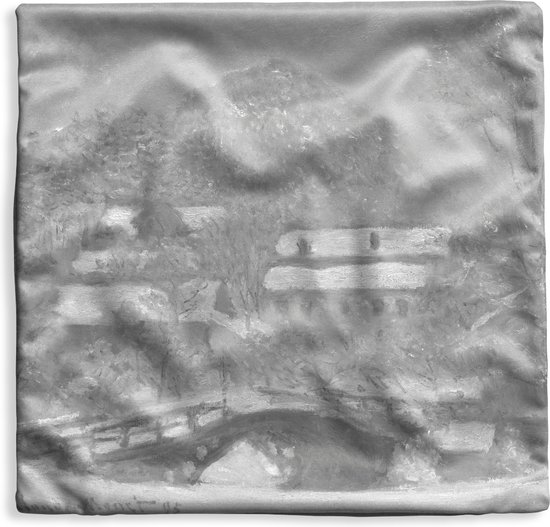 Housse de coussin 45x45 cm - Norvège, village de sandviken dans la ...