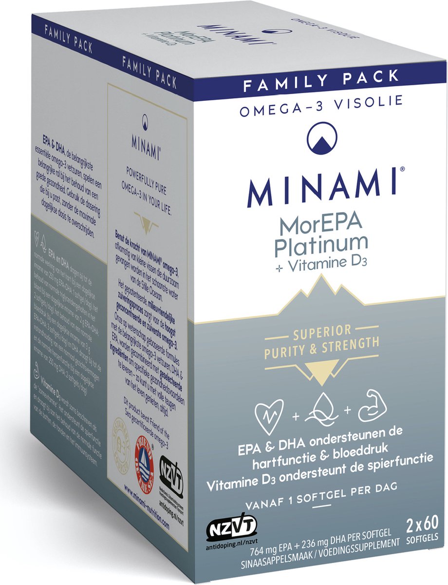 Minami MorEPA Platinum - 120 softgels | bol.com
