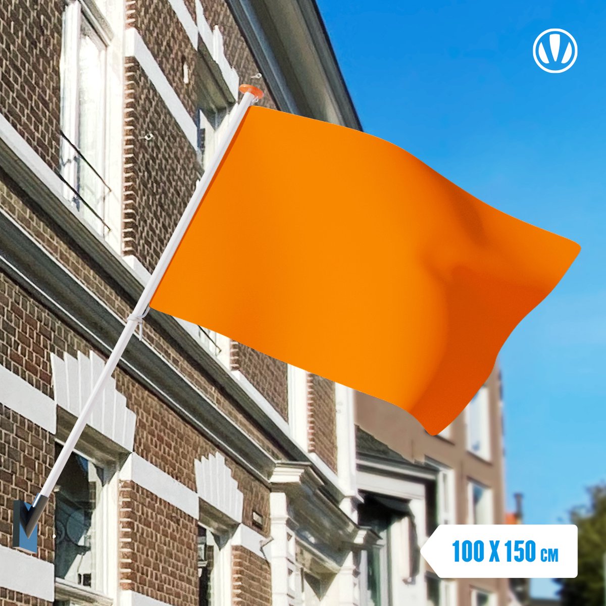 Drapeau orange 100x150cm | bol.com