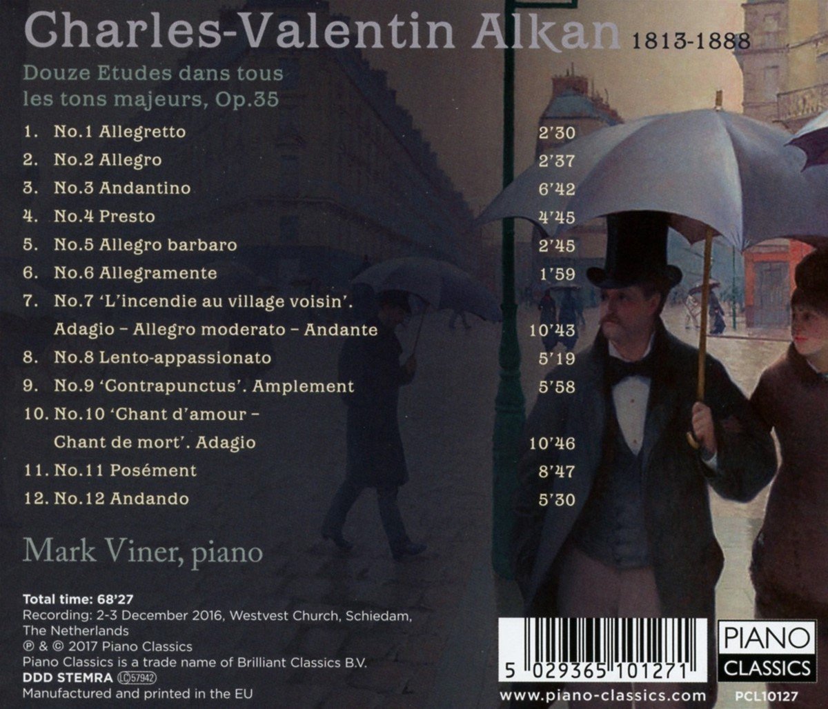 Mark Viner - Alkan: 12 Études Op.35 (CD), Mark Viner | CD (album ...