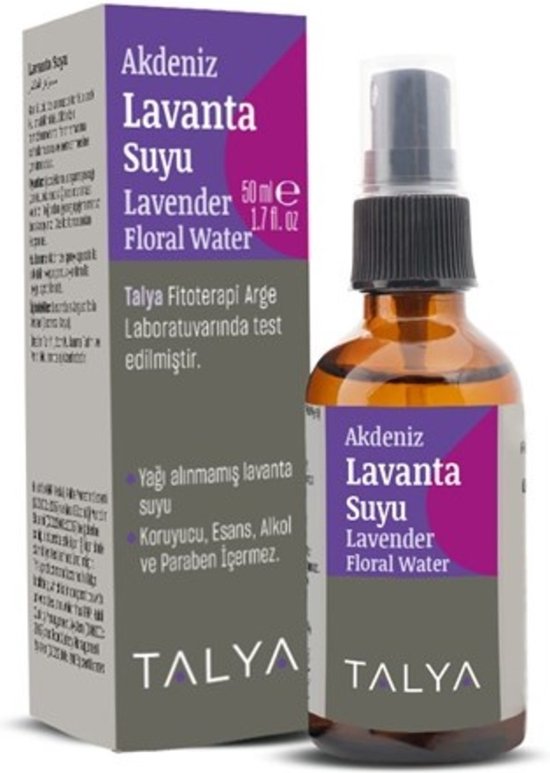 Talya Mediterraan Lavender Water (100% puur) 50 ml | bol