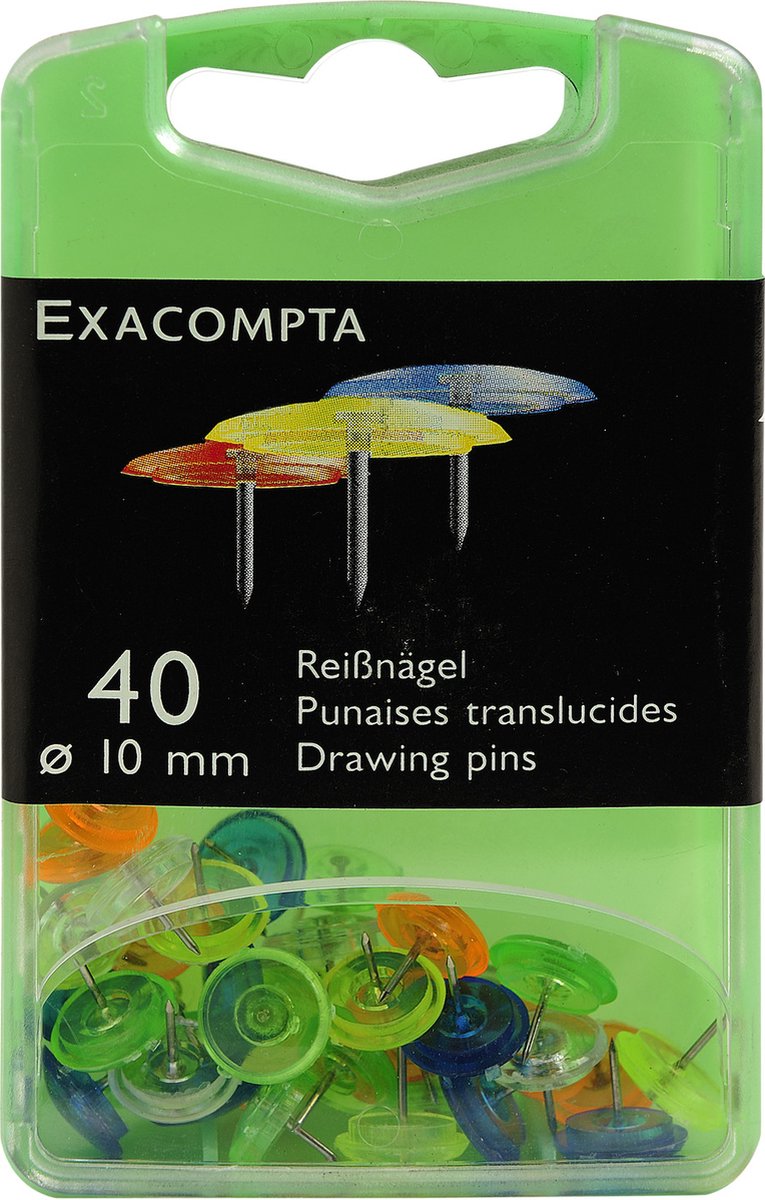 Doos met 40 duimspijkers - punthoogte 7mm - 10mm diameter - Kleur ...