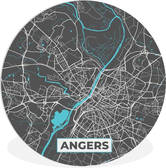 WallCircle - Wall Circle - Wall Circle Indoor - Angers - City Map - Map ...