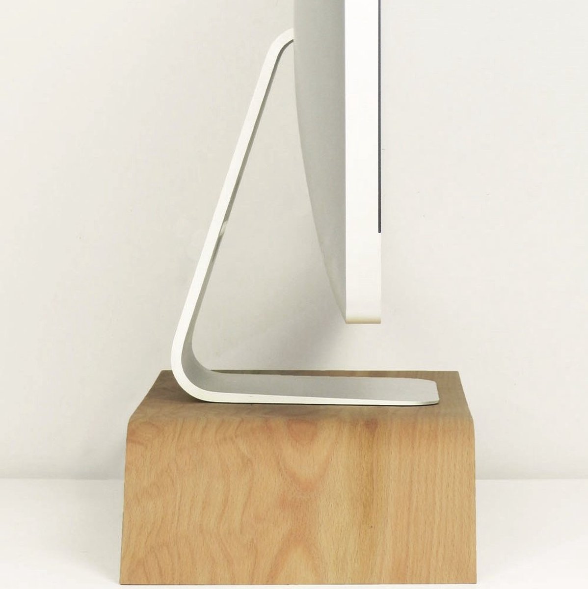 Fagus Wood - Monitor Verhoger - Natuurlijk Hout Monitorstandaard ...