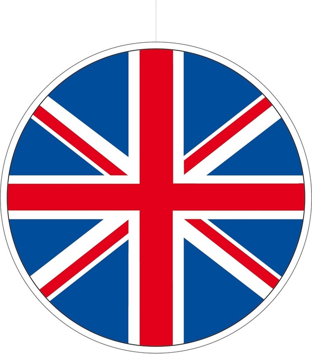 Set van 3x stuks UK Great Britain/Union Jack vlaggen hangdecoraties 28 ...