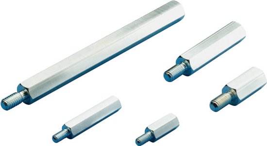 ERIC afstandsteun bi- en bu dr ERIFLEX, staal, el verz, huls 40mm | bol