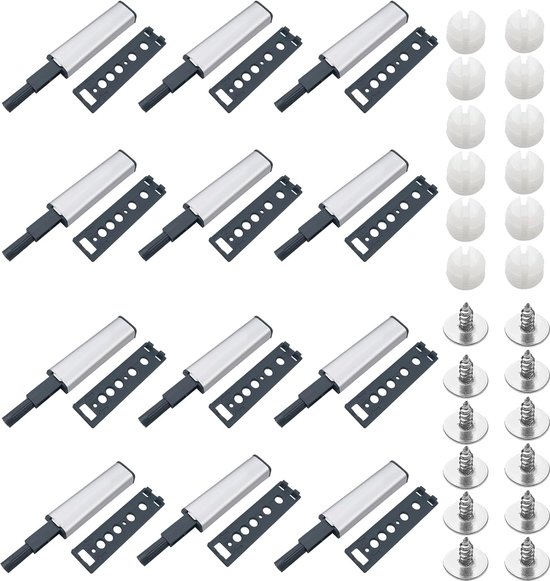 Push to Open Deuropener - 12 Stuks Automatische Dempers voor Kastdeuren ...