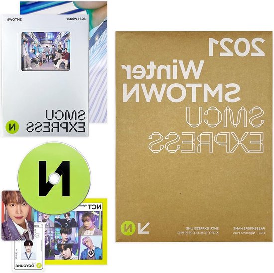 2021 Winter SMCU EXPRESS Nighttime Pass Ver. Booklet - Folded Poster ...