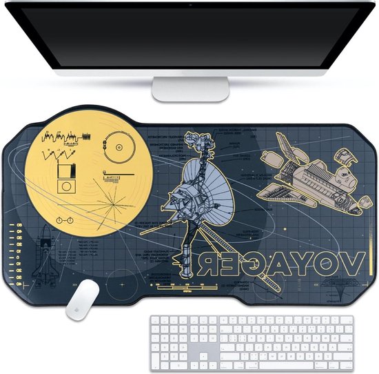 Ruimte bureauonderlegger Voyager Ruimteschip | Maan Galaxy Wetenschap ...