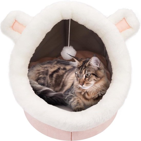 Knuffelhol slaapzak kat - kattenbedden voor huiskatten - kattenhuis met ...