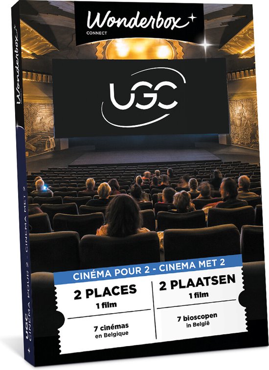 Wonderbox Cadeaubon - UGC België - 2 tickets | bol