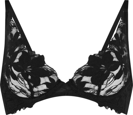 Hunkemöller Dames Lingerie Niet-voorgevormde beugel bh Ingrid - Zwart ...