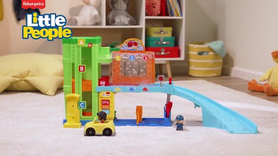 Fisher-Price Little People Light-Up Learning Garage - Speelgoedgarage | bol
