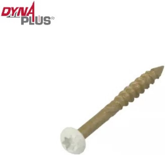 Gevelschroef 4.0X40/22 AR-bronze CK Wit TX15 Dynaplus (200 ...