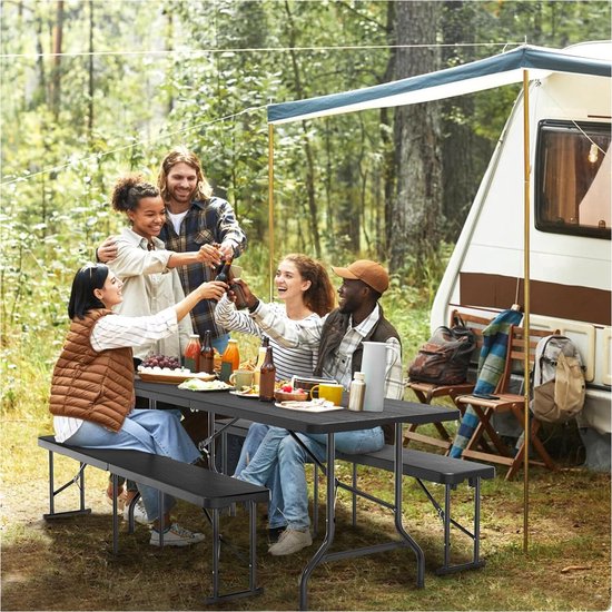 ADSafety Inklapbare Tafel - Campingtafel - Klaptafel - Vouwtafel Buiten ...
