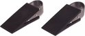 Benson Deurstopper/wig - 2x - rubber/RVS - 13 x 5 x 3 cm - deurklem ...