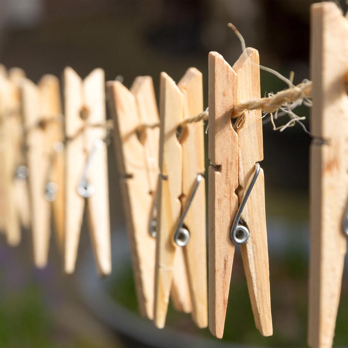 Relaxdays 500x mini houten wasknijper - wit - sierknijpers - mini ...