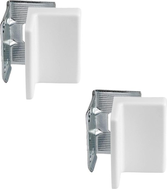 Verstelbare kasthouder om te schroeven - Wit verzinkt staal ...