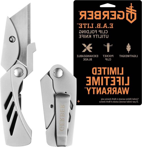 Cuttermes EAB Utility Lite inklapbaar - 38 cm lemmet - roestvrij staal ...