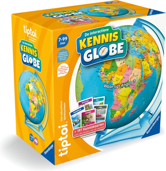 Tiptoi® - De Interactieve Kennis Globe - Educatief Speelgoed - Wereldbol met Geluid en... | bol
